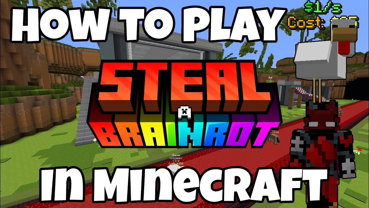 How to Play Steal A Brainrot in Minecraft! - (Public Server) - YouTube