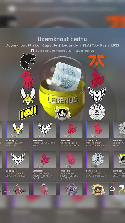 Paris 2023 Legends Sticker Capsule opening - YouTube