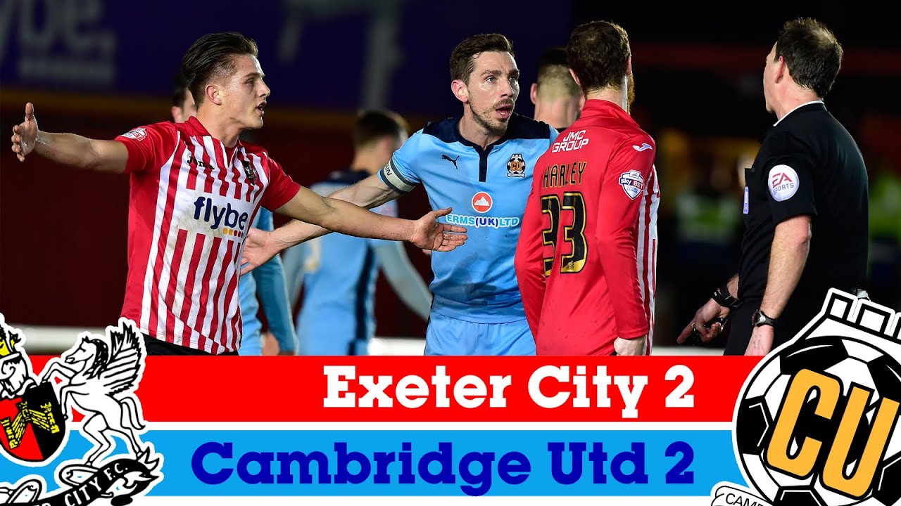 Exeter City 2-2 Cambridge United (10/2/15) - Sky Bet League 2 ...