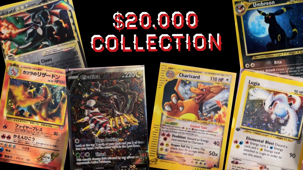 My $20,000 Pokémon Card Collection - YouTube