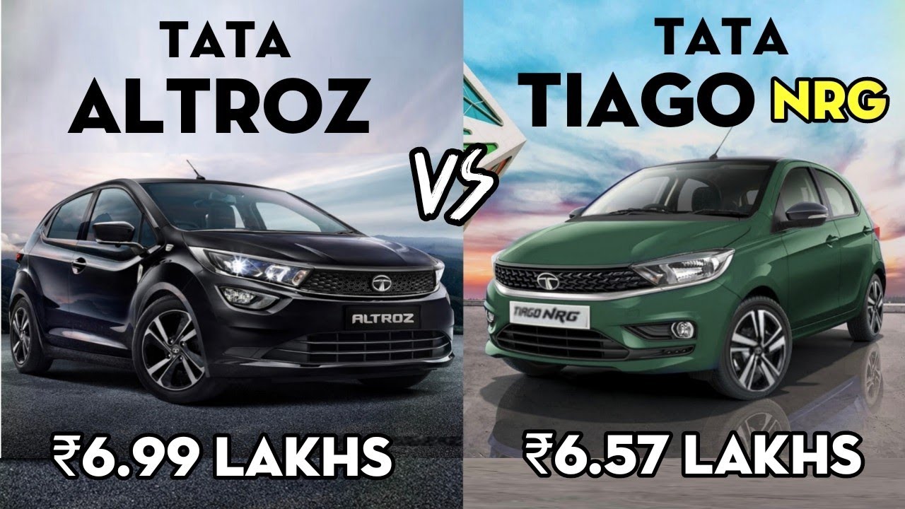 आँखे खुल गई भाई ! Tata Tiago NRG vs Tata Altroz | Best Car under 7 ...