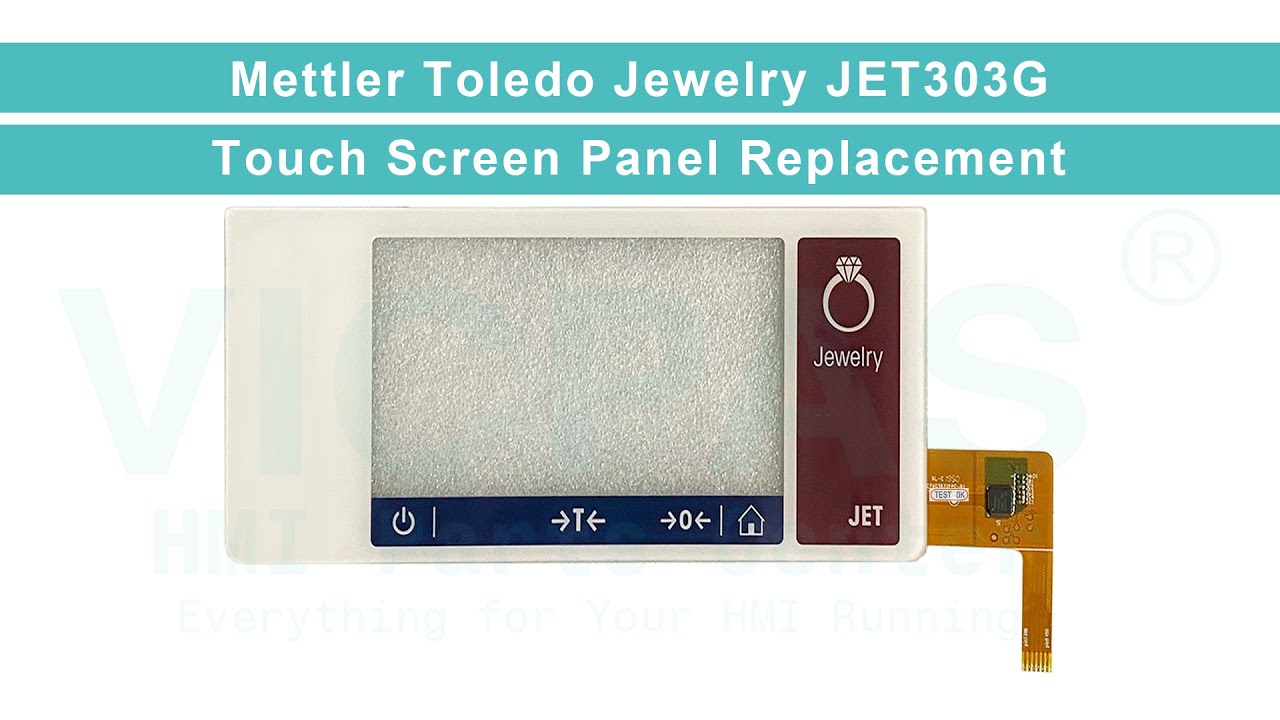Mettler Toledo Jewelry JET303G Touch Screen Monitor Replacement - YouTube