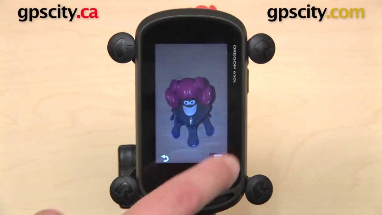 Garmin Oregon 650: Camera Overview with GPS City - YouTube