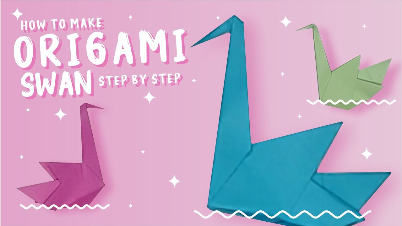 Origami Swan Easy | How to make Origami Swan step by step - YouTube
