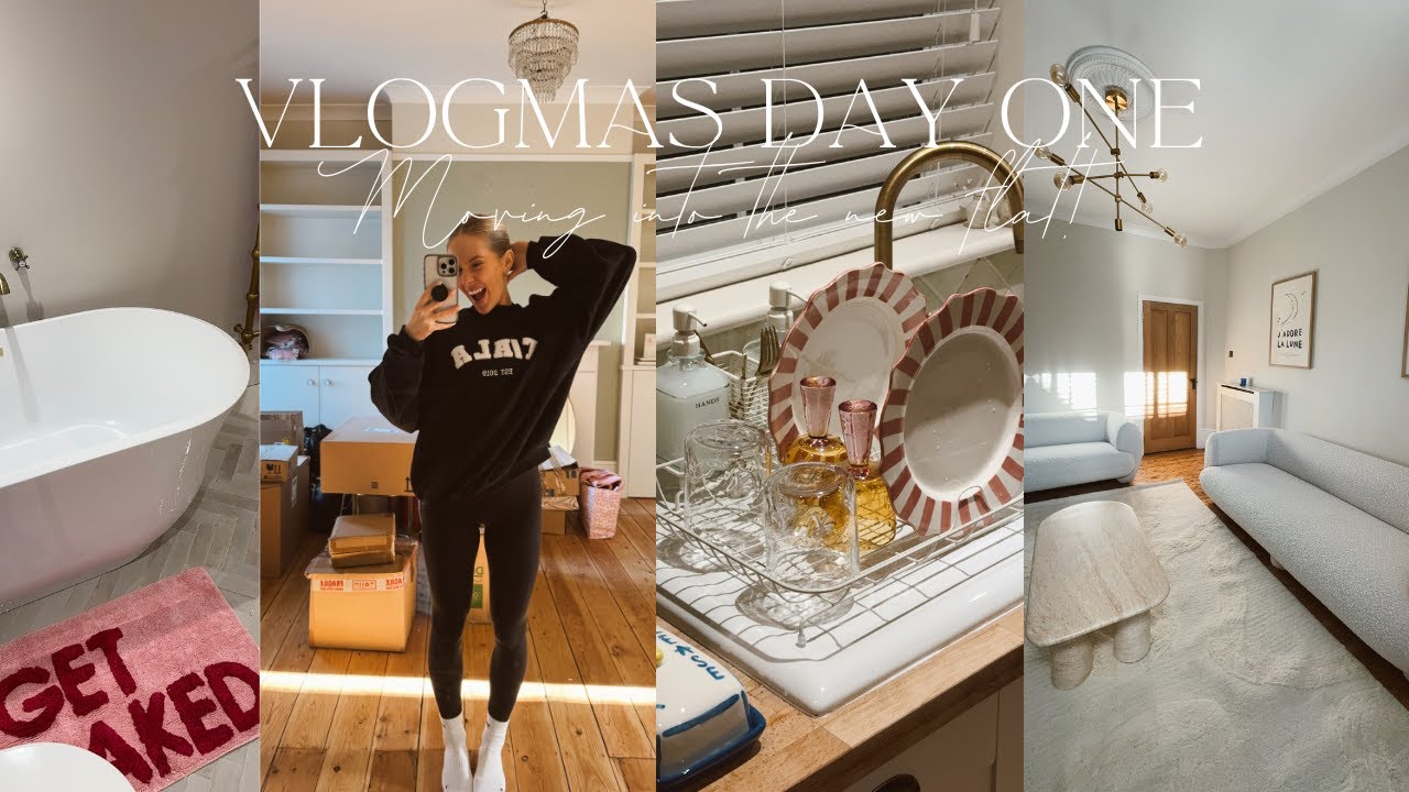 MOVING INTO MY NEW FLAT! VLOGMAS DAY ONE! NEW FURNITURE HAUL! | India ...