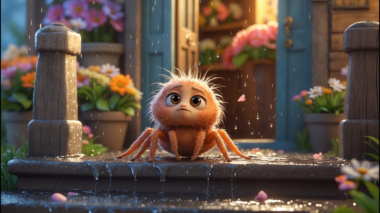 Itsy Bitsy Spider | 3D Pixar-Style Animated Nursery Rhyme for Kids ...