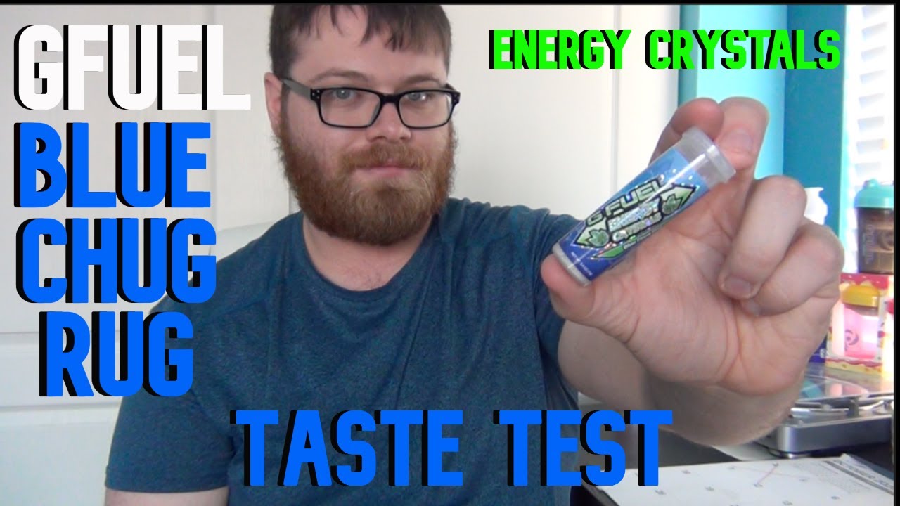 GFuel Blue Chug Rug Energy Crystals (Taste Test) - YouTube