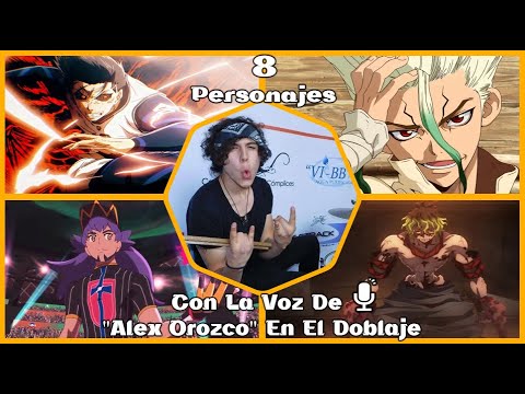 8 Personajes Con La Voz De Alex Orozco En El Doblaje Latino - YouTube