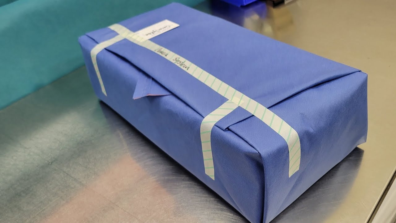 Spd Tray Wrapping. envelope wrapping #sterileprocessing #spd #like # ...