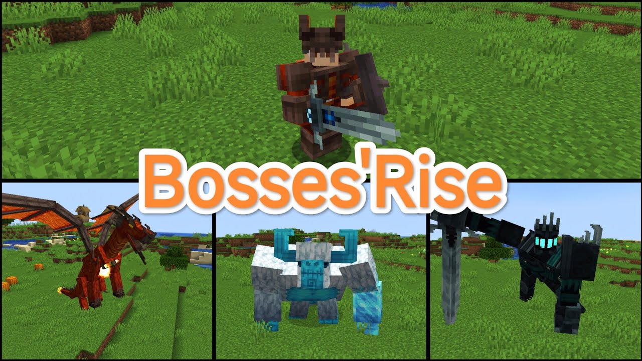 Bosses'Rise мод на новых боссов для Minecraft JAVA - YouTube