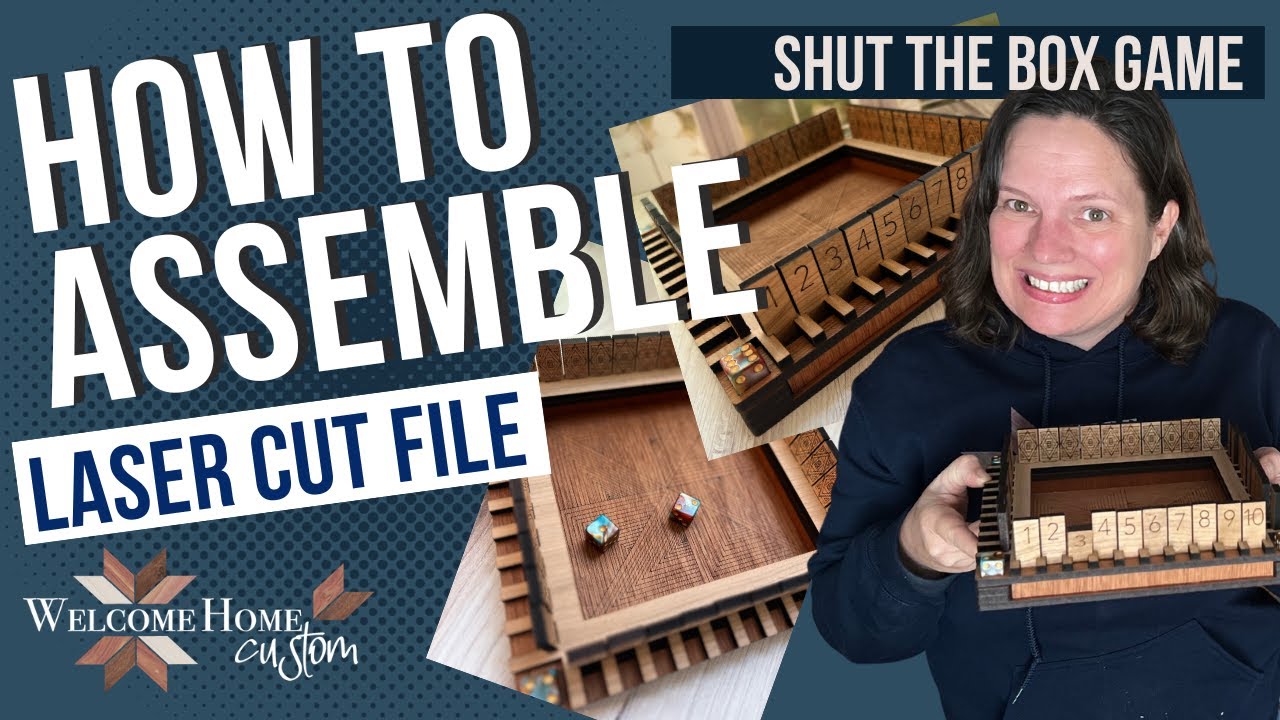 Fun Laser Cut Project: Create a Shut the Box Game for Family Game Night ...