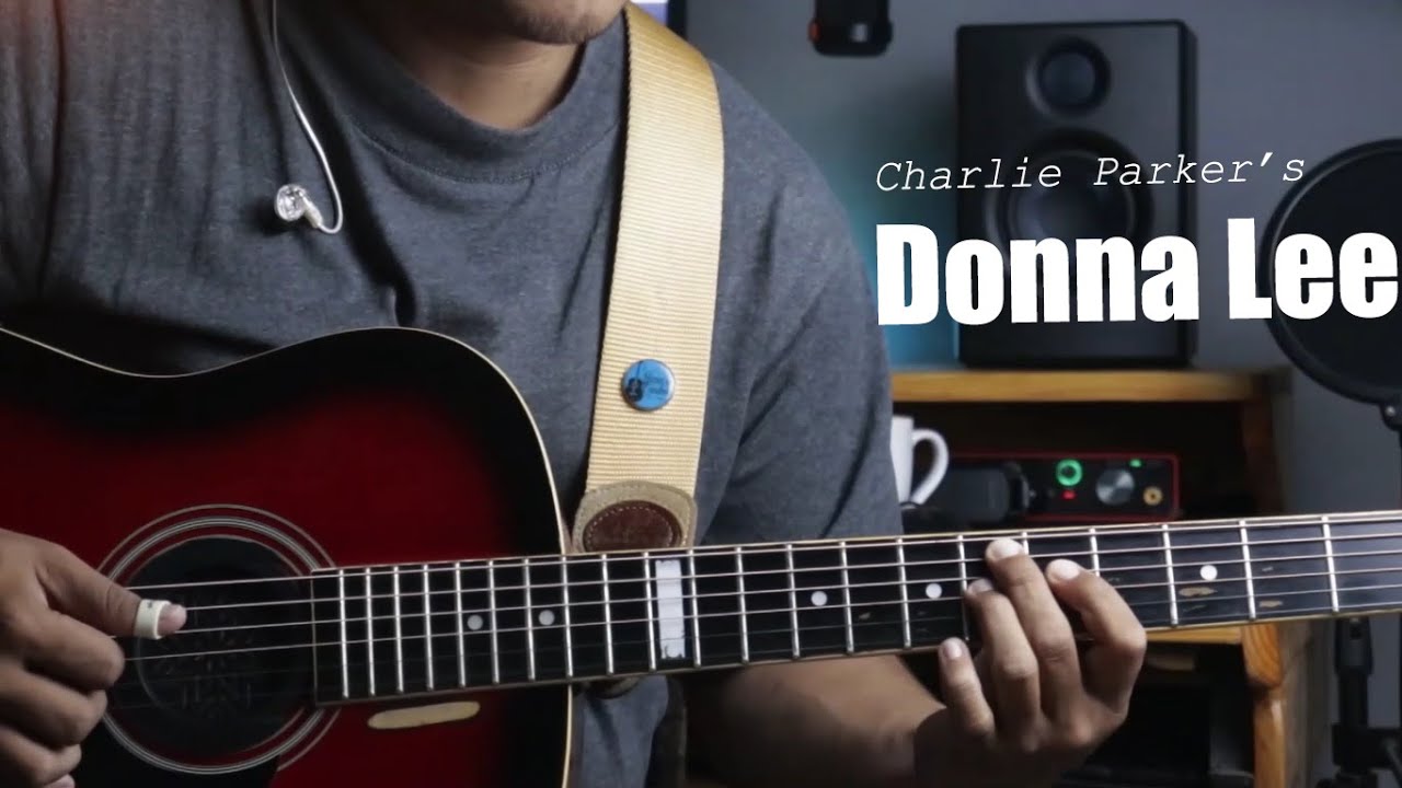 Donna Lee (Charlie Parker) on acoustic guitar - YouTube