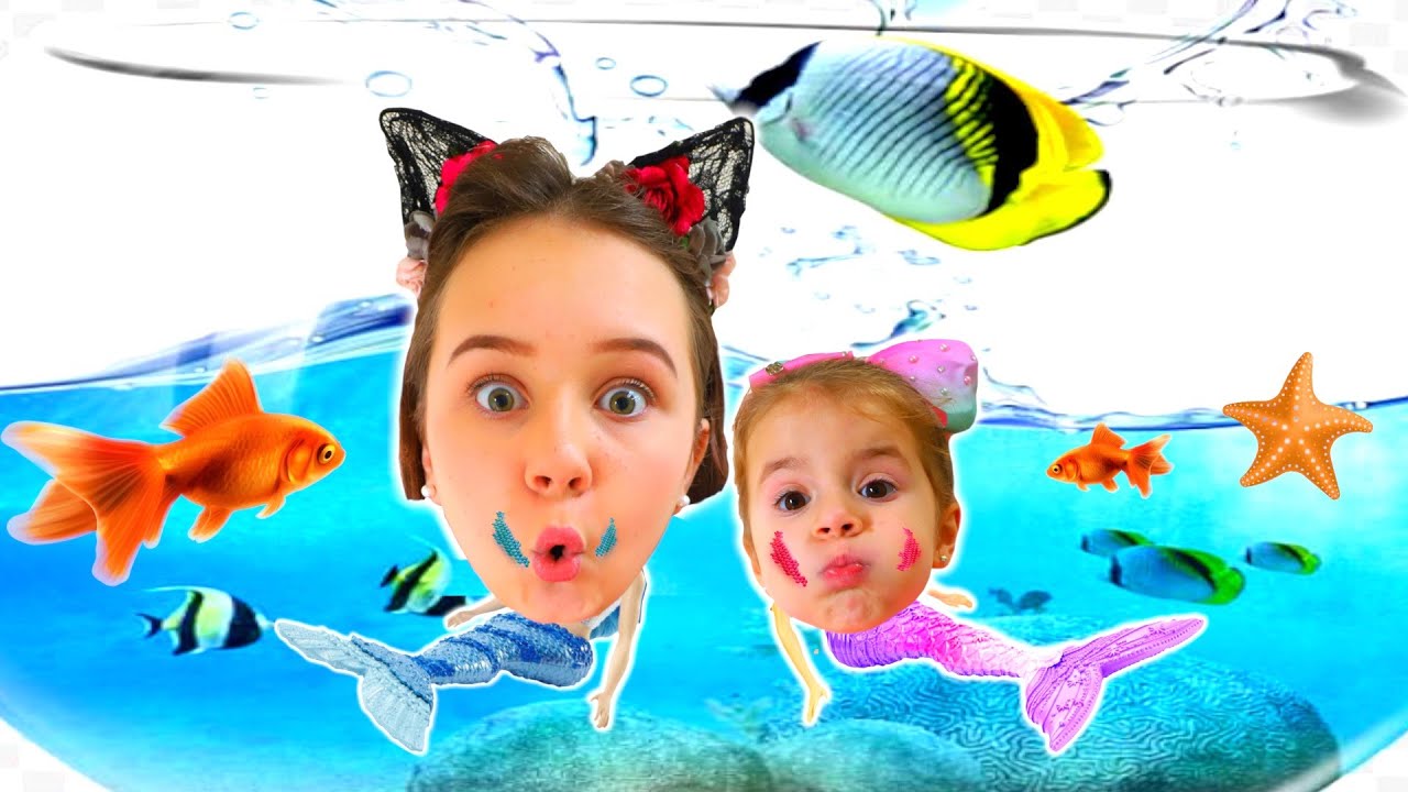 Mermaid Story - شفا تحولت لحورية البحر الصغيرة - Ruby and Bonnie - YouTube