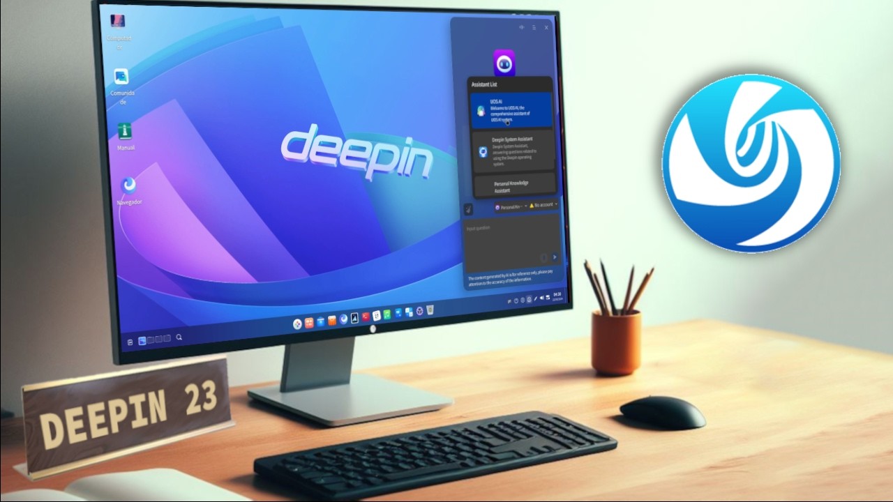 🤯 Lançado Deepin 23 repleto de recursos de IA! - YouTube