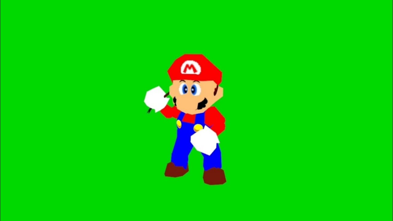 Gmod Mario 64 dancing green screen - YouTube