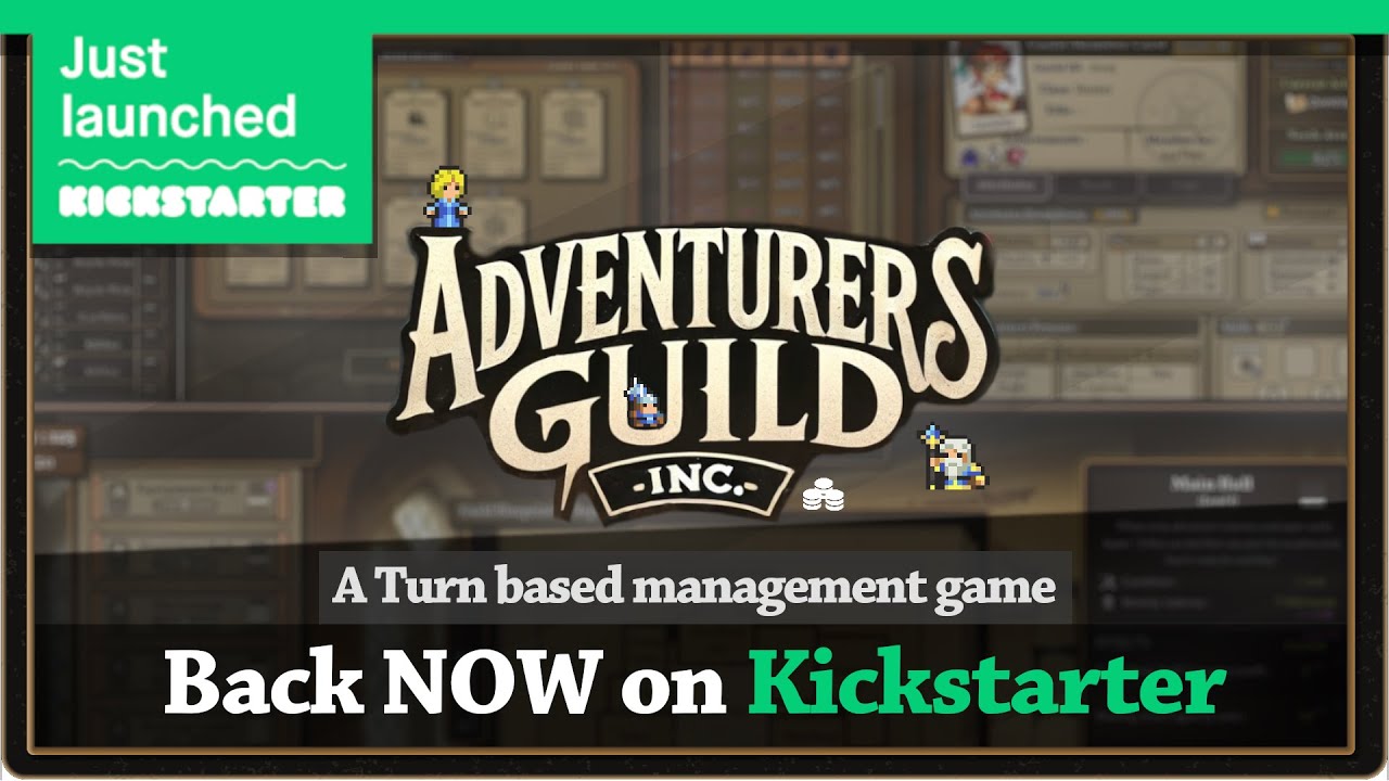 Adventurers Guild Inc. - Kickstarter Trailer – Run the Business Behind ...