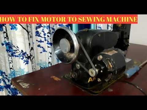 How to fix motor in sewing machine - YouTube