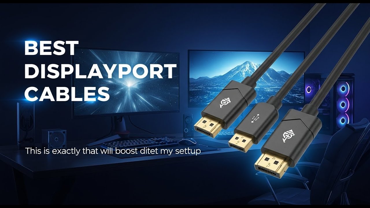 TOP 5 Best DisplayPort Cables 2026 | Professional monitor cable - YouTube