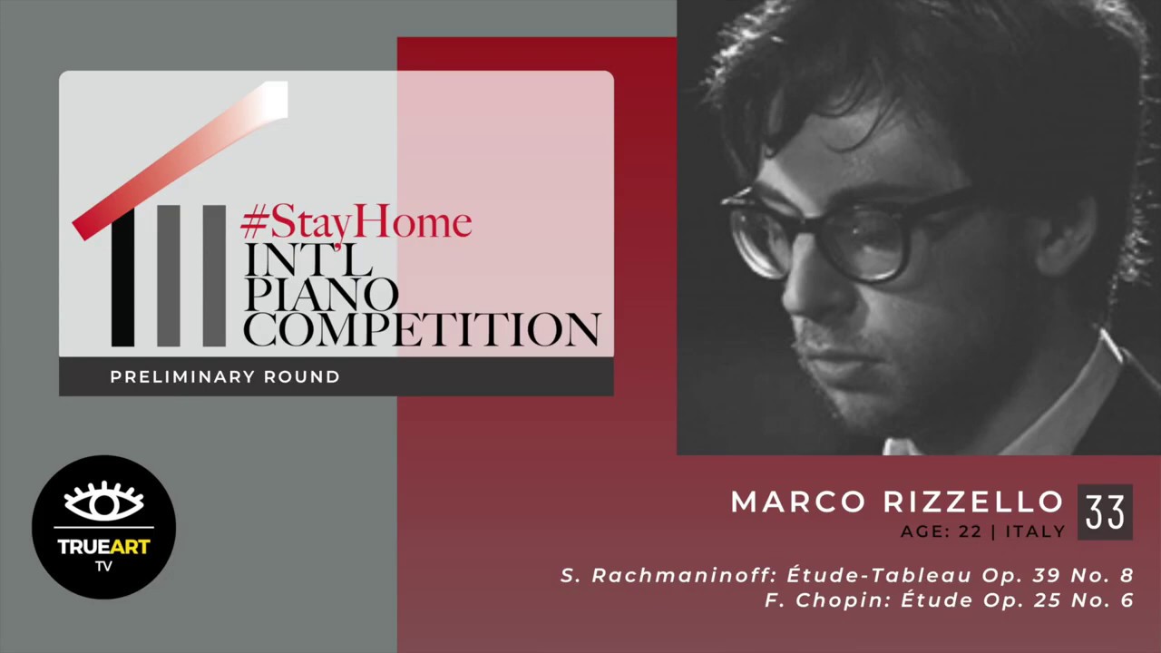 MARCO RIZZELLO | Preliminary | 2020 #StayHome Int'l Piano Competition ...