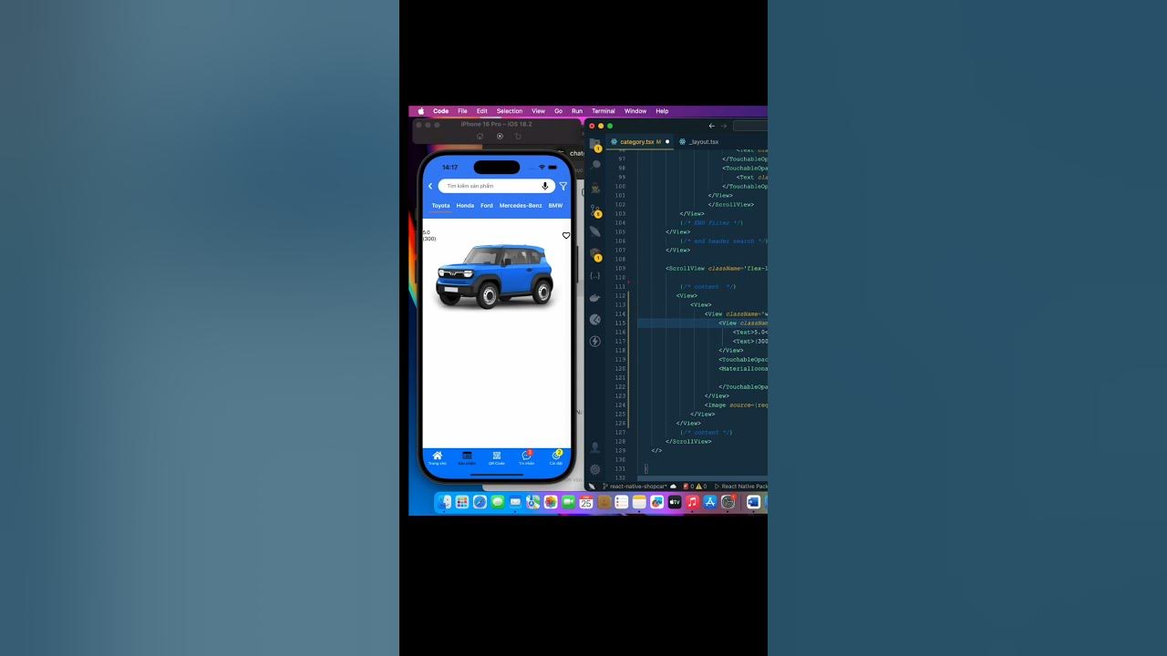 Coding Products Screen in React Native Expo #reactnative #react #coding #webdevelopment # ...