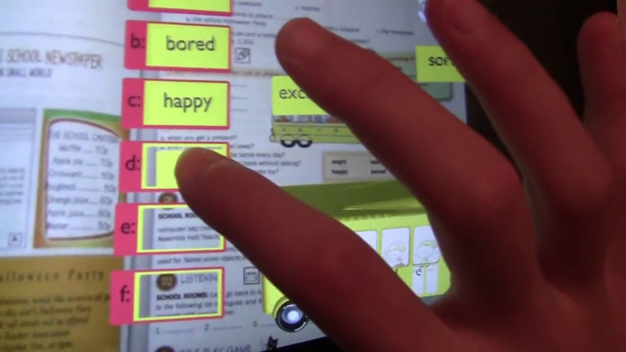 An Augmented Reality application for English 5th grade greek textbook ...