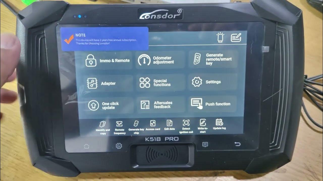 Lonsdor K518 Pro Key Programmer Device | key programming tool - YouTube