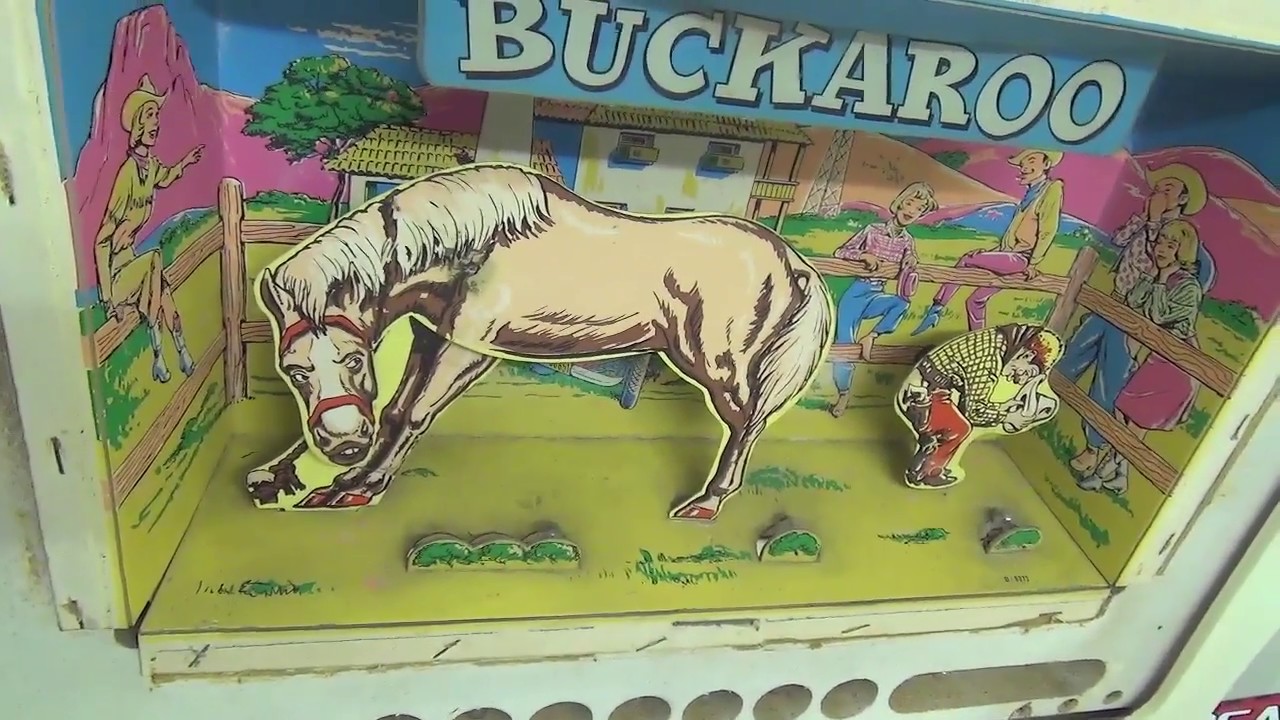 1965 Gottlieb Buckaroo Pinball, Pt 8 - switching it on! - YouTube