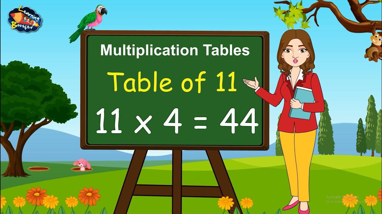 Table of 11 | Times tables | Multiplication tables | 11 ka pahada ...