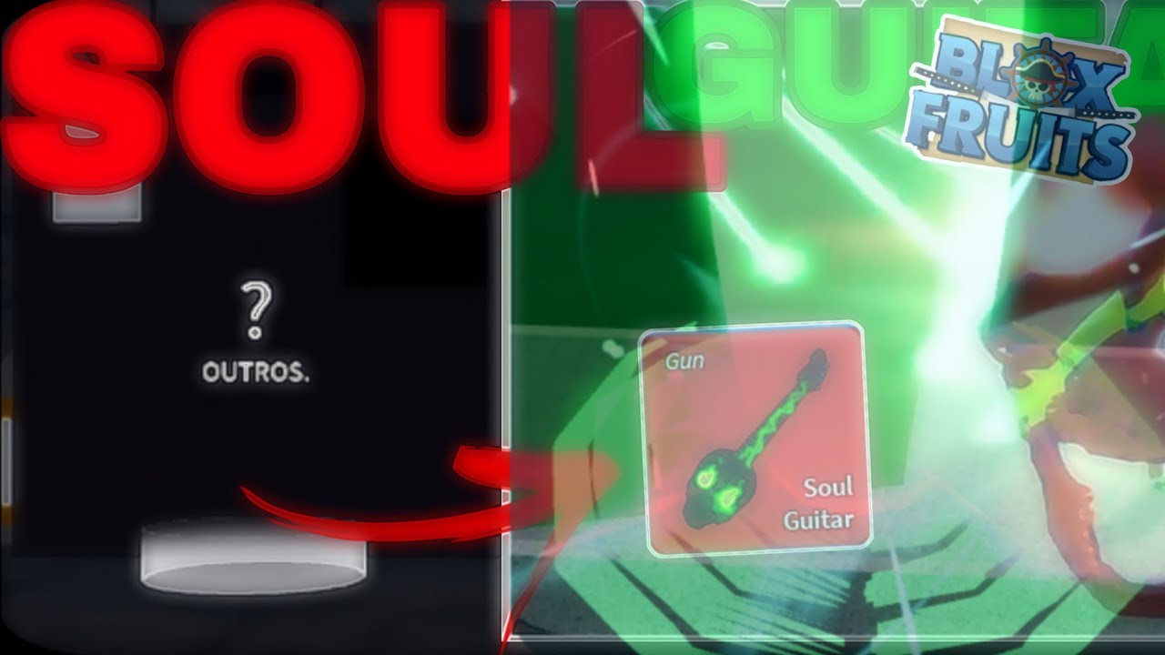 finalmente peguei a soul guitar primeira arma mítica/blox fruits - YouTube