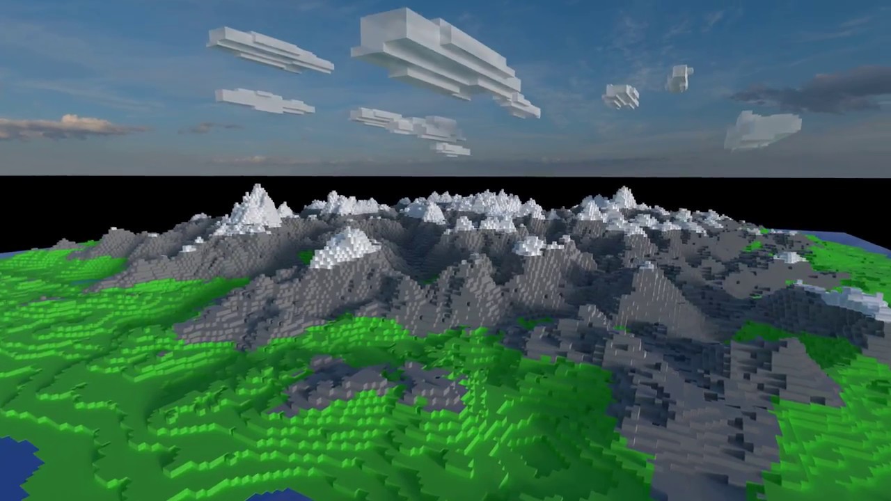 Blender minecraft animation - YouTube