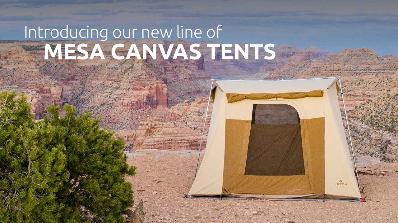 Introducing Our New Line of Mesa Canvas Tents - YouTube