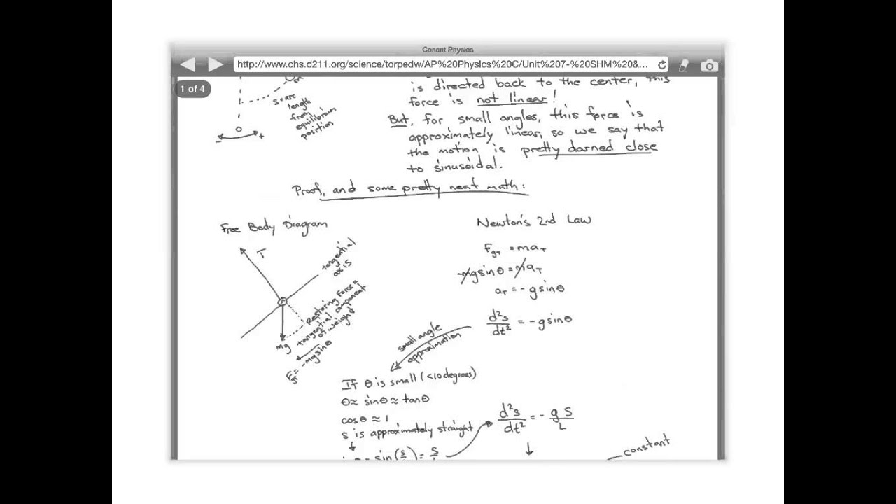 Simple Pendulum - AP Physics C - YouTube