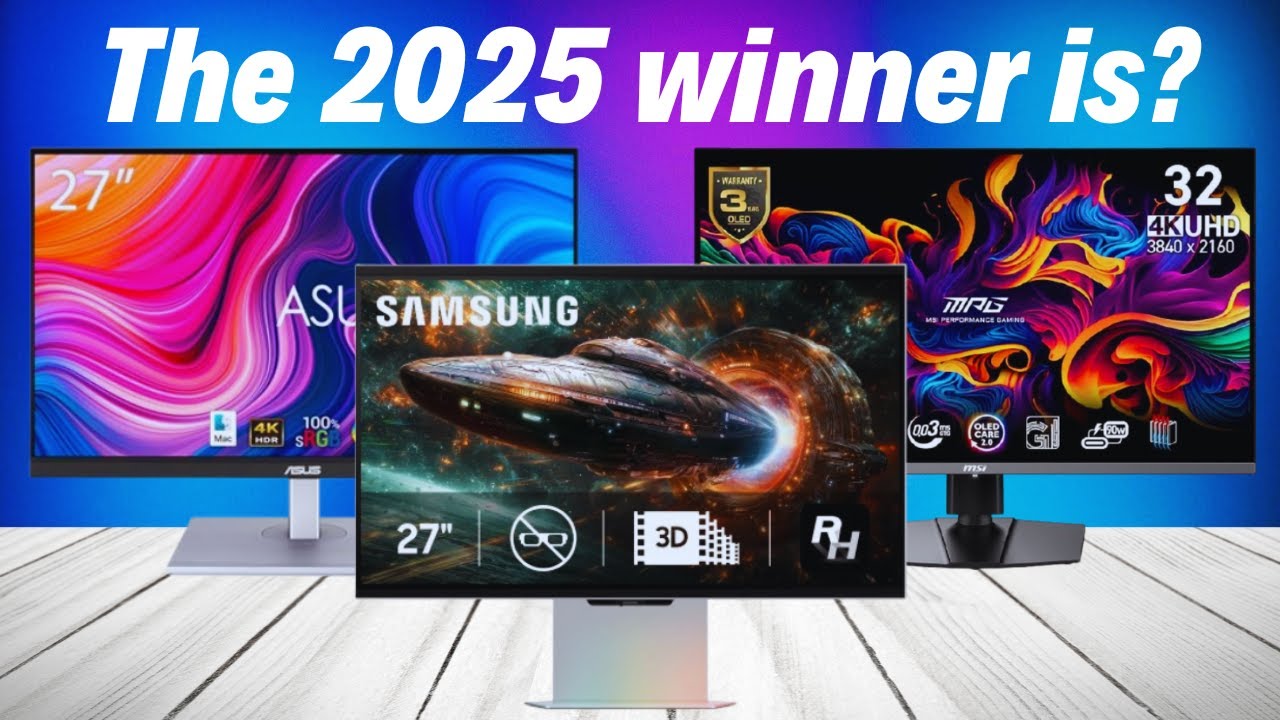 5 Best 4K Monitors of 2025 - YouTube