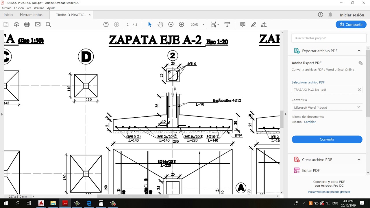 AutoCAD Structural Detailing PRACTICA No1 - YouTube
