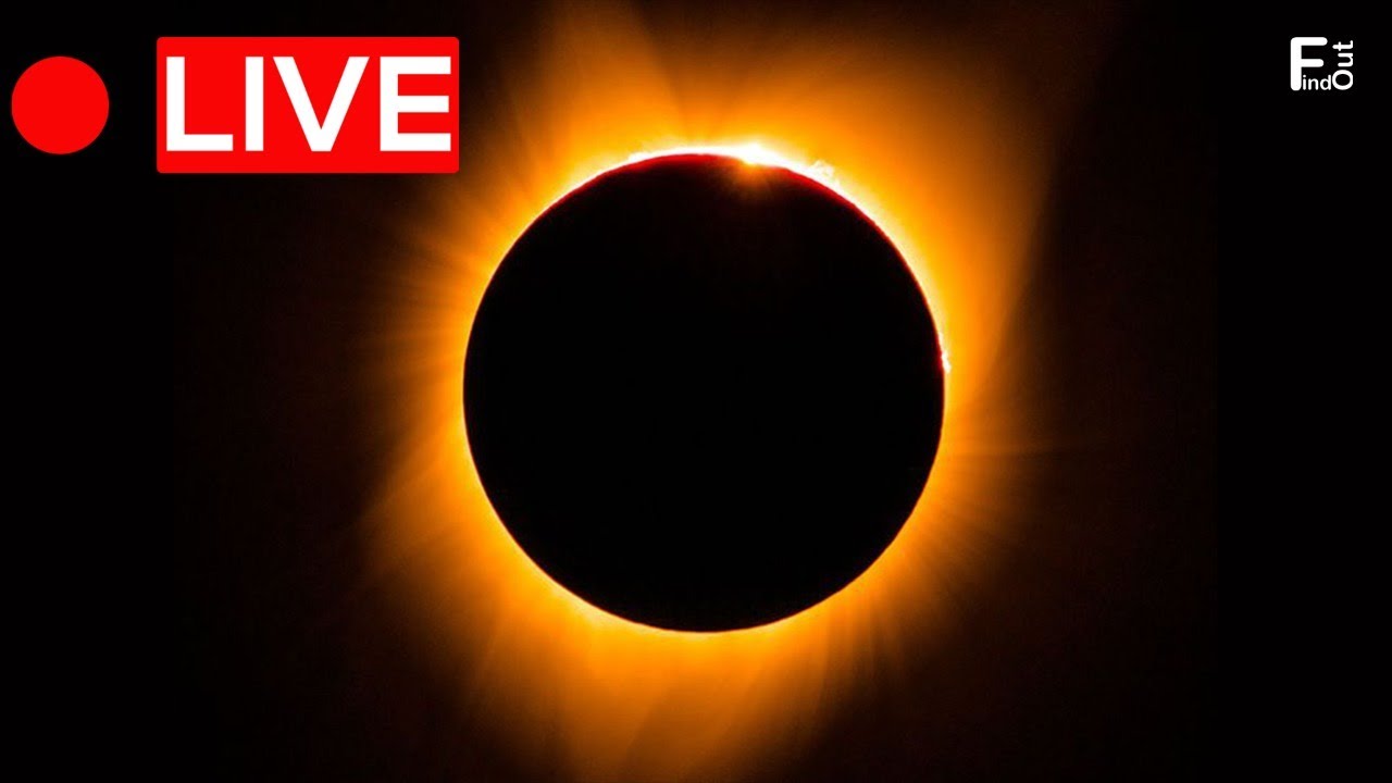 🔴 LIVE SOLAR ECLIPSE | DECADES LAST ECLIPSE - YouTube