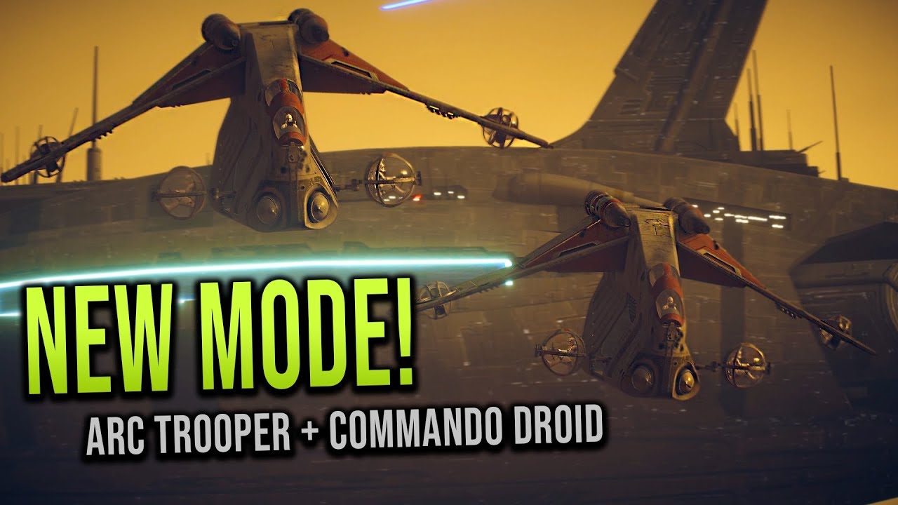 NEW GAME MODE - Arc Troopers & Commando Droids - STAR WARS Battlefront ...