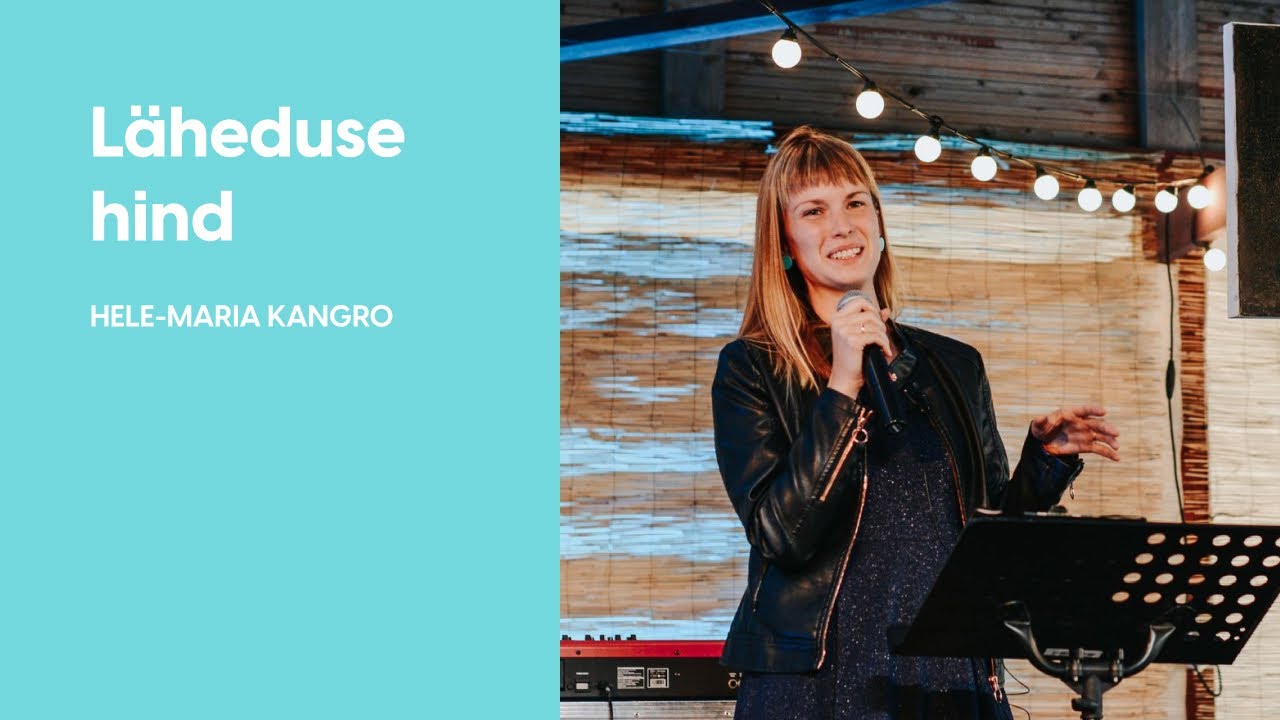 VF 2020: Läheduse hind - Hele-Maria Kangro - YouTube