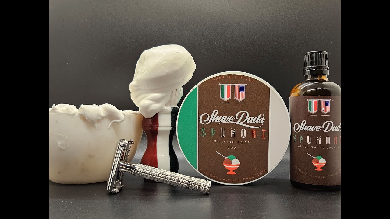 Shave Dad "Spumoni" Artisan Shave Soap / 1958 Gillette TV Commercial ...