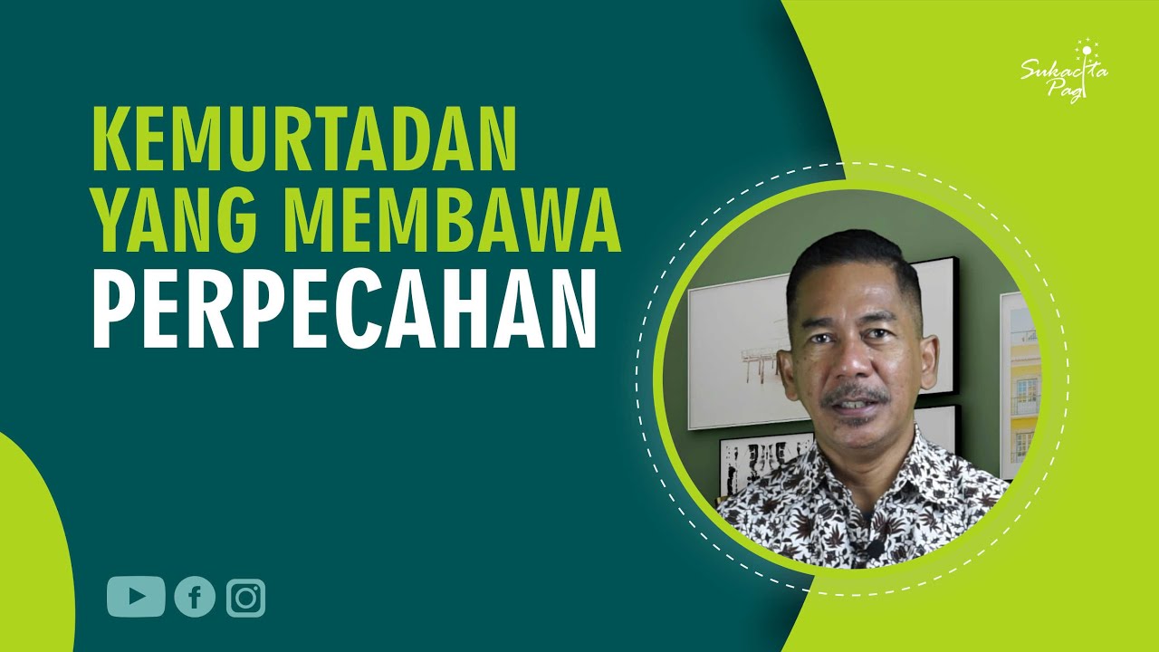 Sukacita Pagi ~ Kemurtadan yang Membawa Perpecahan - YouTube