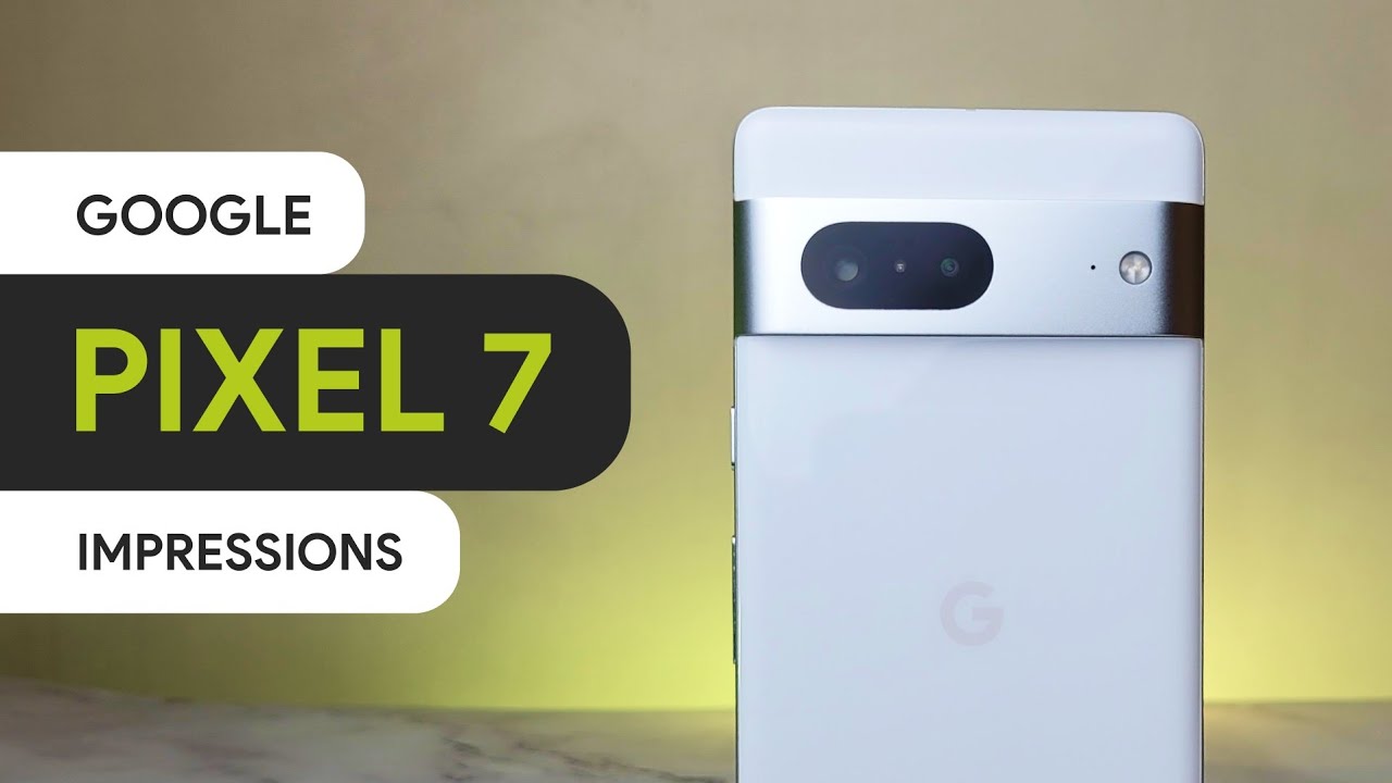Google Pixel 7 Hands On - The Software Champ! - YouTube