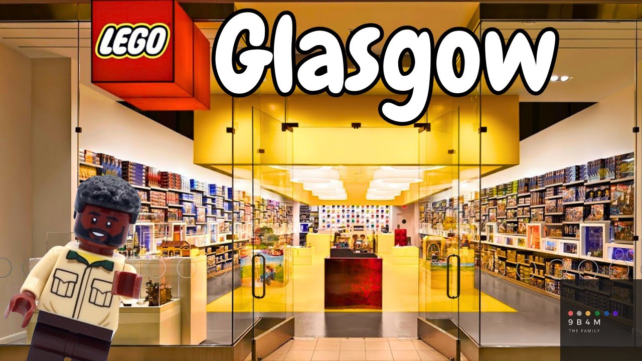 Glasgow Scotland LEGO Store Tour | New LEGO Set Review - YouTube