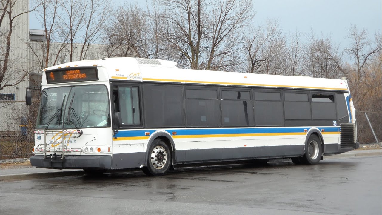 RETIRED - Burlington Transit New Flyer Invero D40i 7021-03 - YouTube