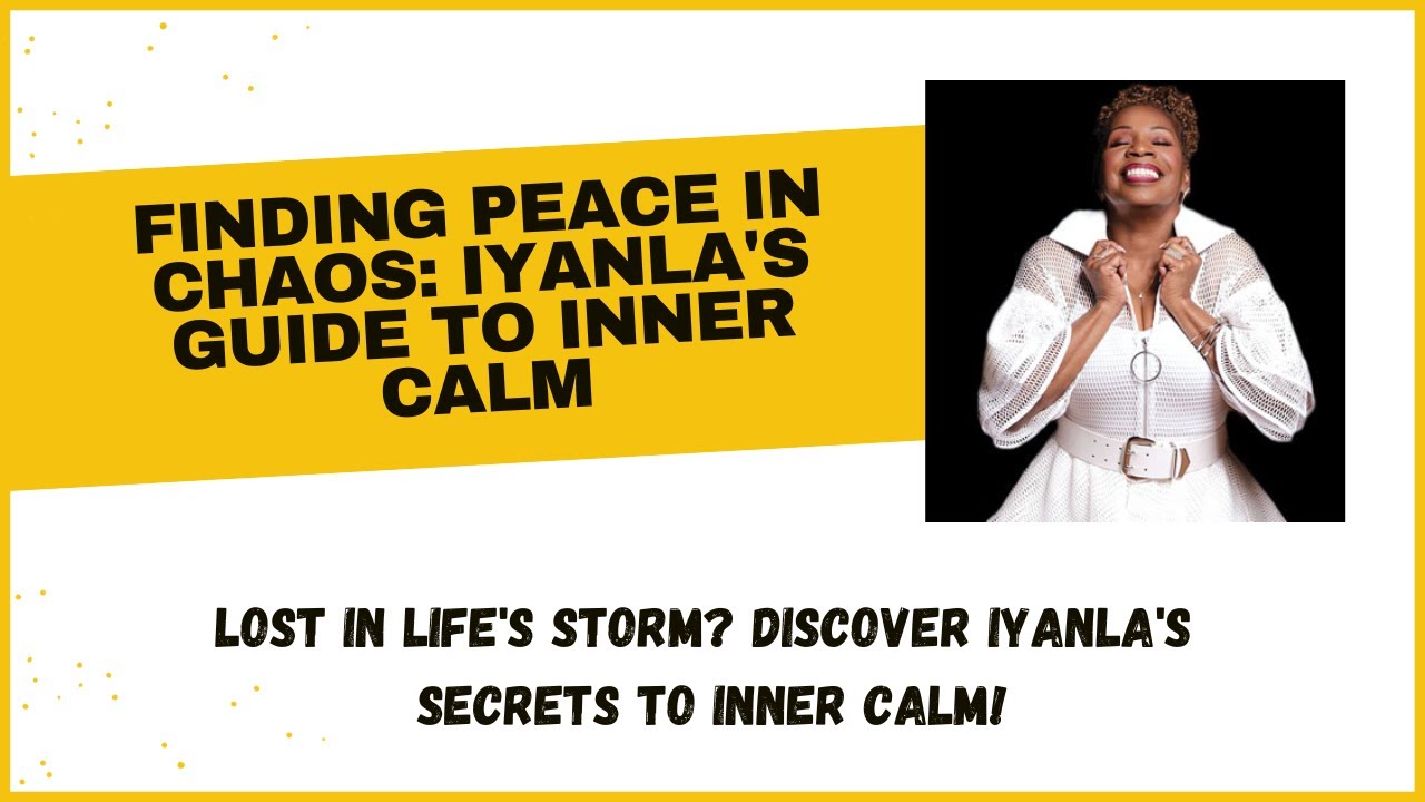 Unlocking Your Potential with Iyanla Vanzant A Journey to ...