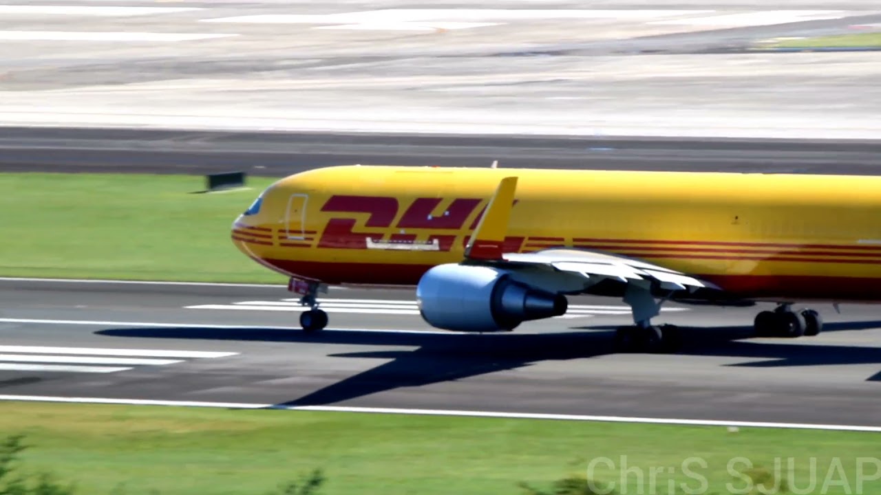 DHL/Boeing 767-304'F'(ER)'WL'/N284DH Puerto Rico"TJSJ/SJU" (Take Off ...