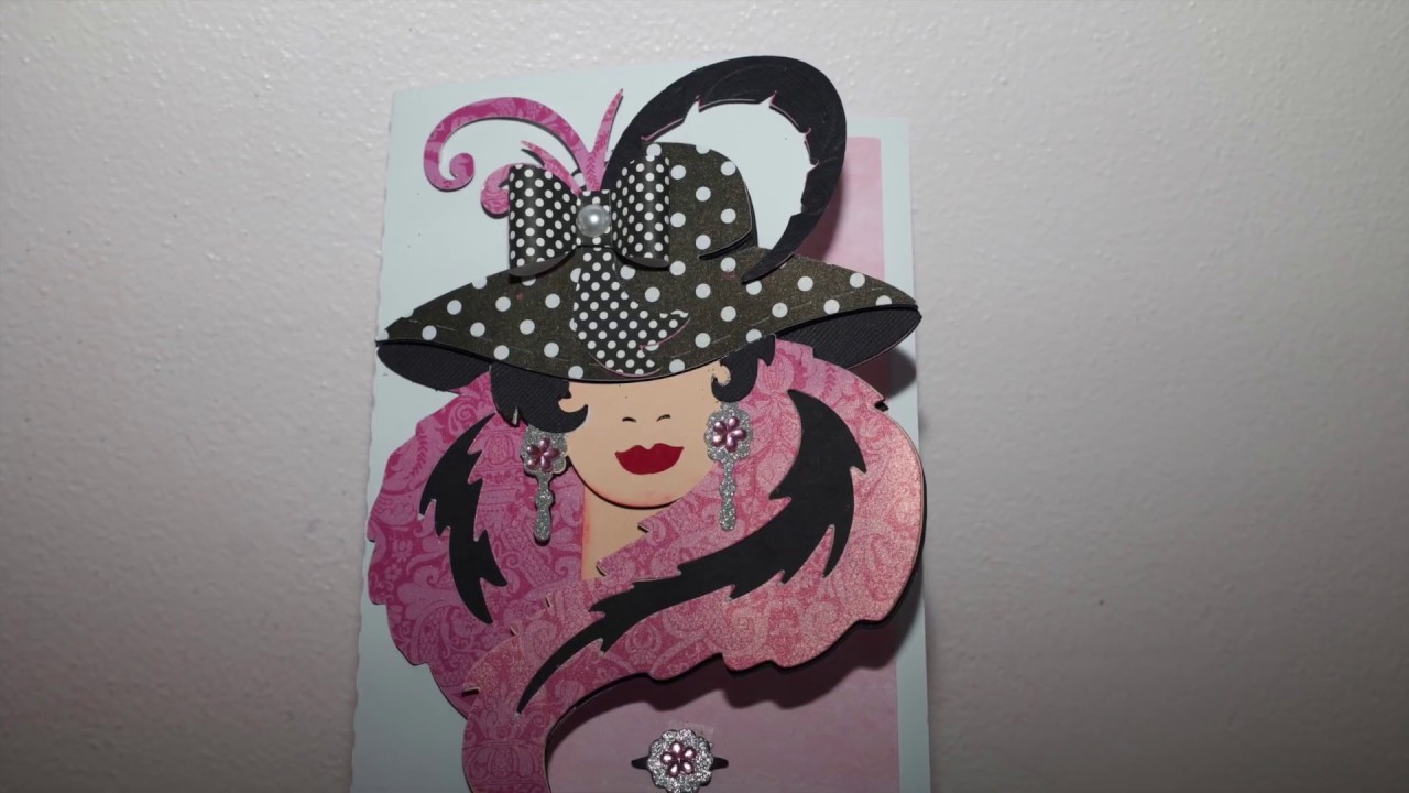 Juliet card made using Silhouette Cameo and svg from Dreaming Tree ...