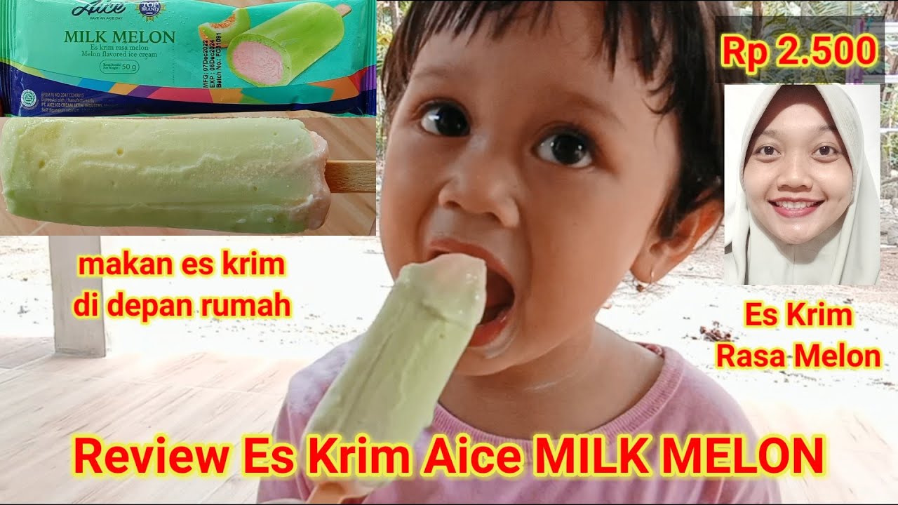 Review Es Krim Aice MILK MELON. Es Krim Rasa Melon. Harganya Rp 2.500 ...