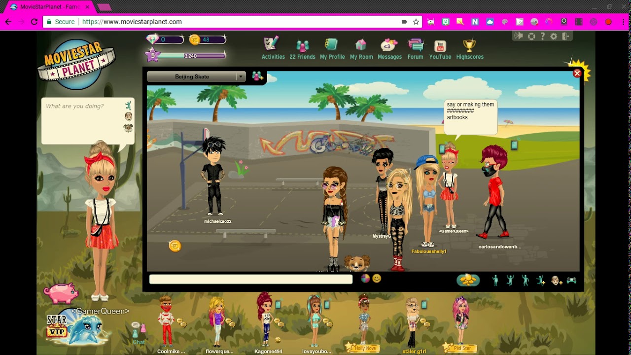 Earning EXP and Coins Fast MSP! - YouTube