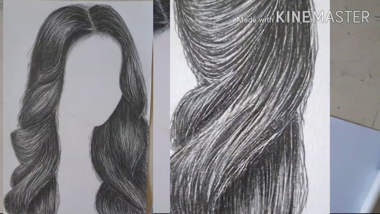 Gambar Rambut buat Pemula, Jangan Itam Legam semua! -edisi Tutorial ...