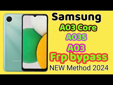 Samsung A03 core frp bypass/Samsung Galaxy A03 core google lock Remove ...