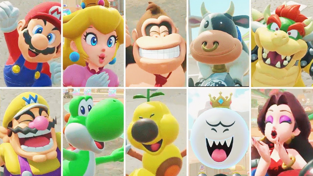 Mario Kart World - All Characters Winning Animations (1st Place) 🏆 ...